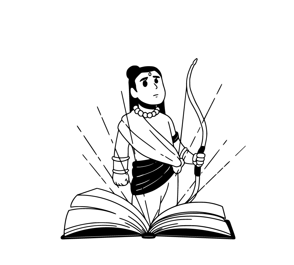 diwali story coloring pages
